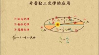 开普勒三定律的应用