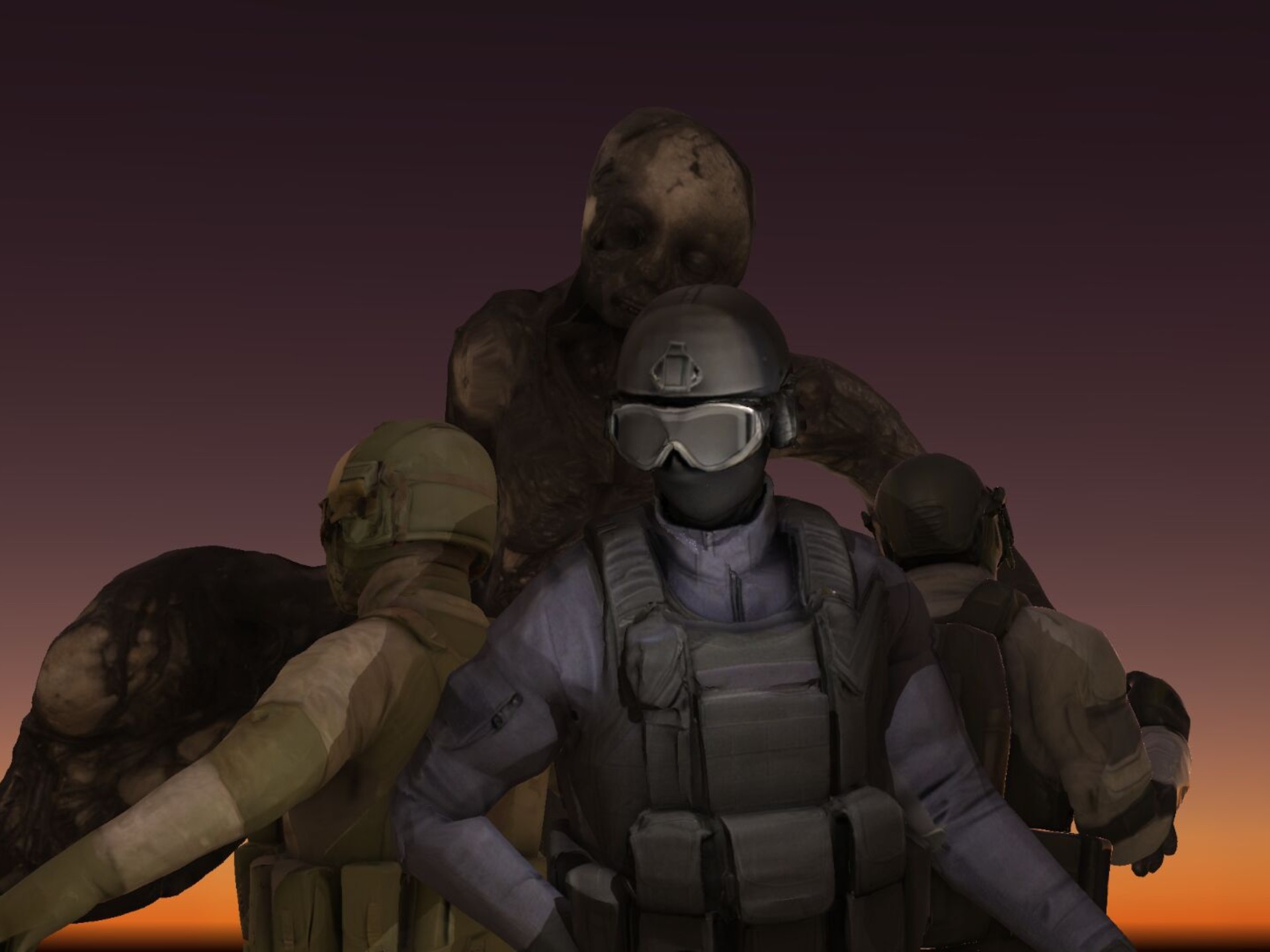 僵尸作战模拟器3D动画电影 特警篇