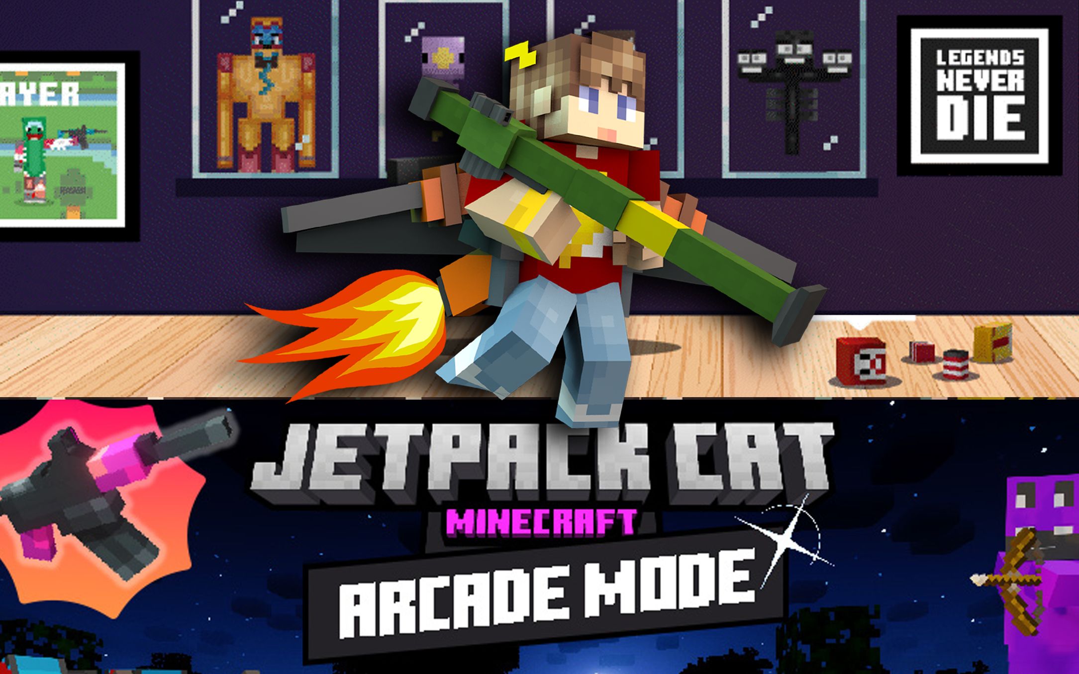 喷气背包猫!1600多个模组合成的世界会怎样?老旅我的世界模组