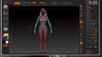 zbrush4R7--入门-创建和操作多边形组(6)