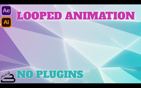 【AE教程|油管搬运|MG动画】循环背景制作