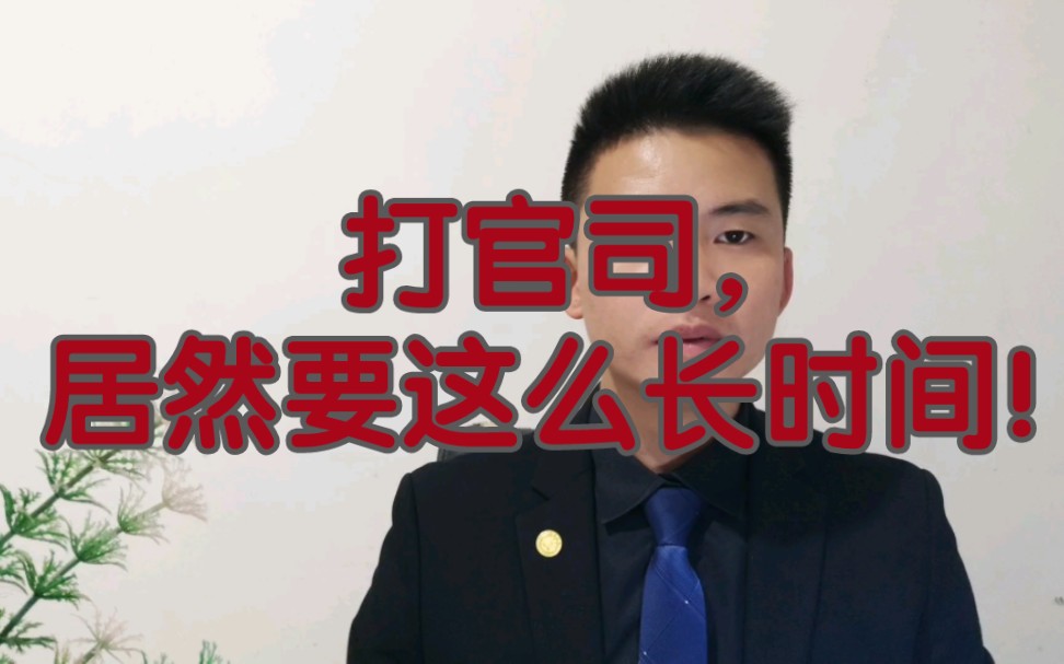 打官司从立案到出结果需要多长时间?法律这样规定的,请看视频…