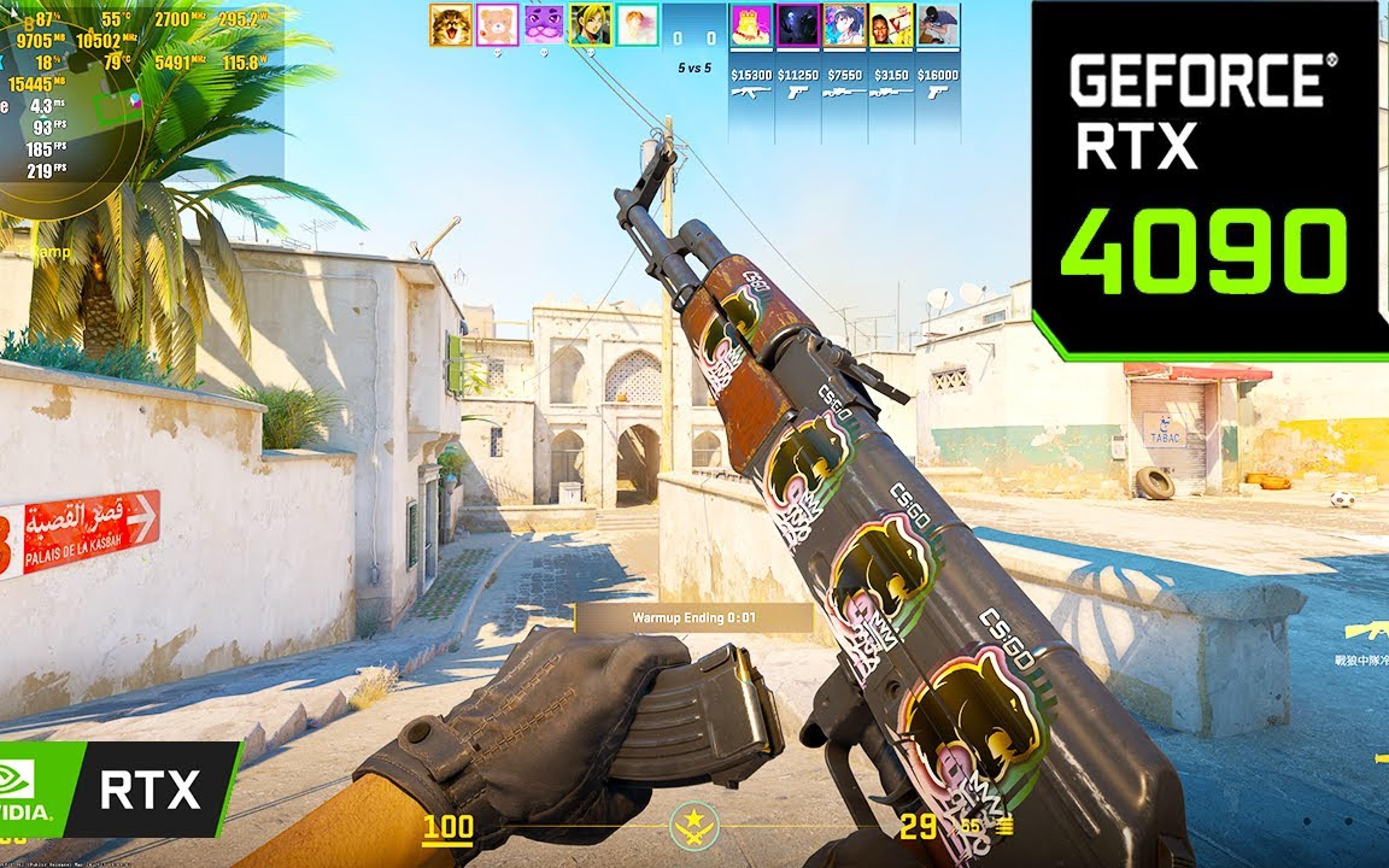 反恐精英Online2 | RTX 4090 24GB + i9 13900K ( 4K 最高配置 )