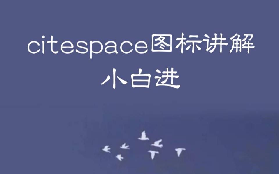 citespace图标讲解 小白进,非常详细