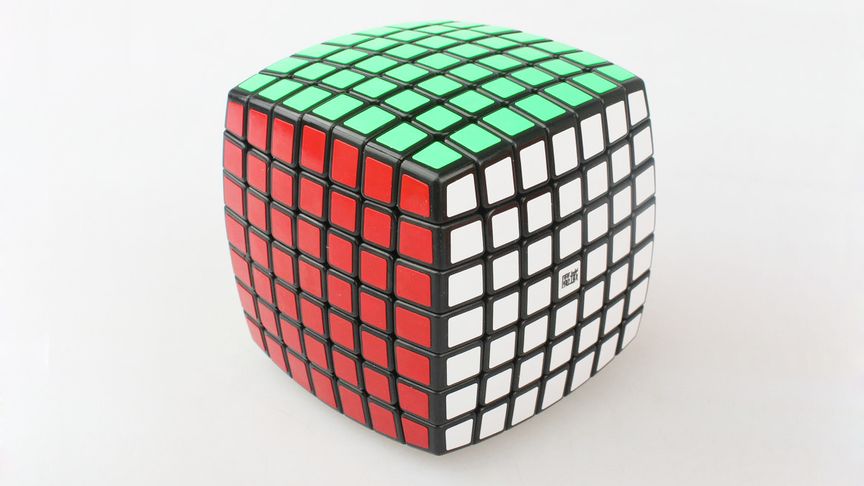 六阶魔方还原视频,6阶魔方复原方法,简单公式教程教学第四步