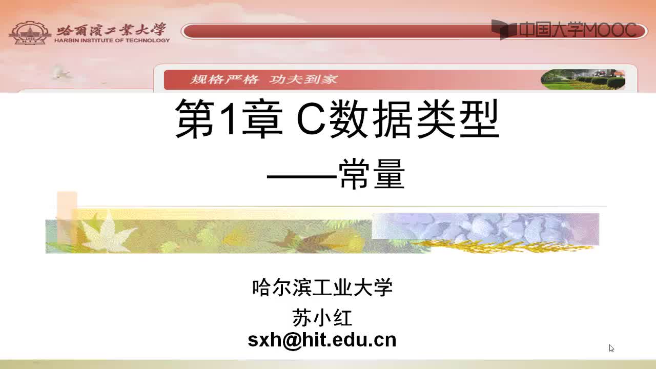 【C语言】程序设计精髓 哈工大