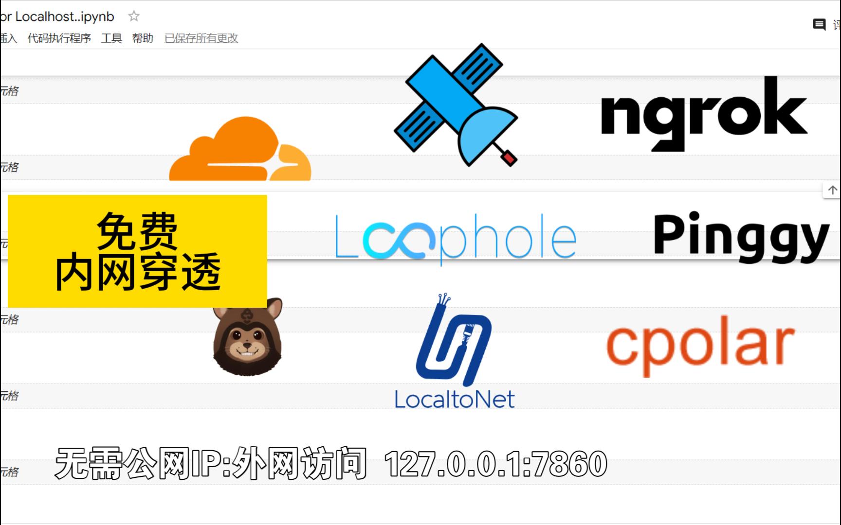 十款免费内网穿透服务分享:无需公网IP,将本地webui应用暴露在公网上!