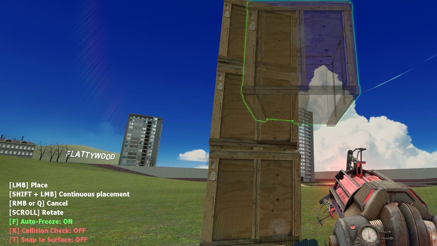 【GMOD】模组推荐:更好的道具放置系统