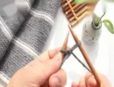 如何织围巾之薪新手教程边织边起下针正针的织法