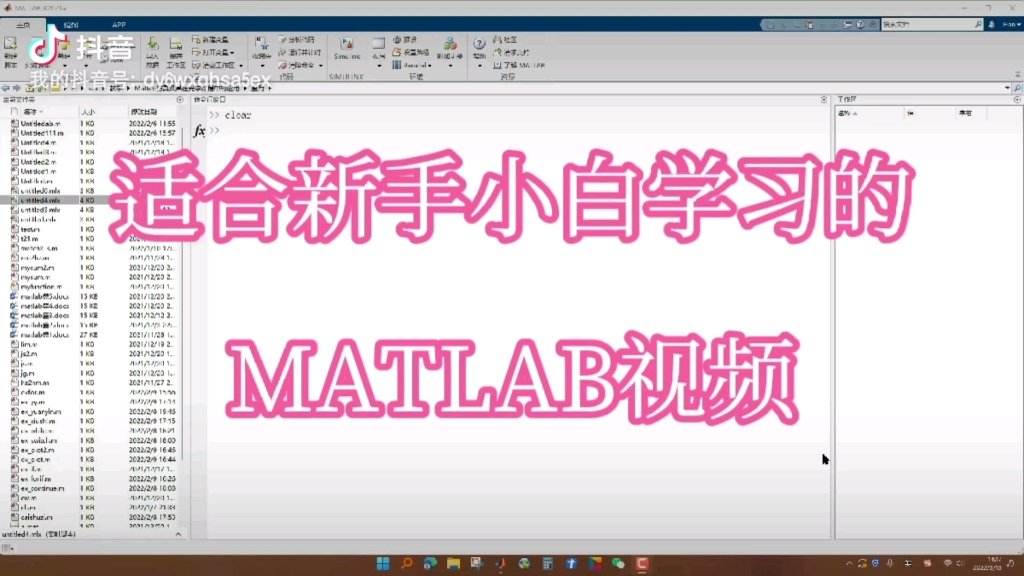 MATLAB的系统环境