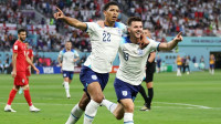 2022世界杯 B组第1轮 英格兰VS伊朗 世界杯-英格兰6-2伊朗 萨卡梅开...
