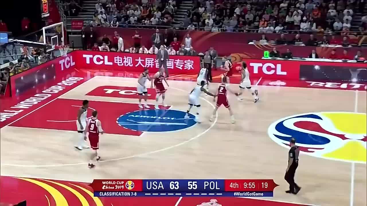 2019男篮世界杯,美国男篮创造世界大赛历史上最差成绩!