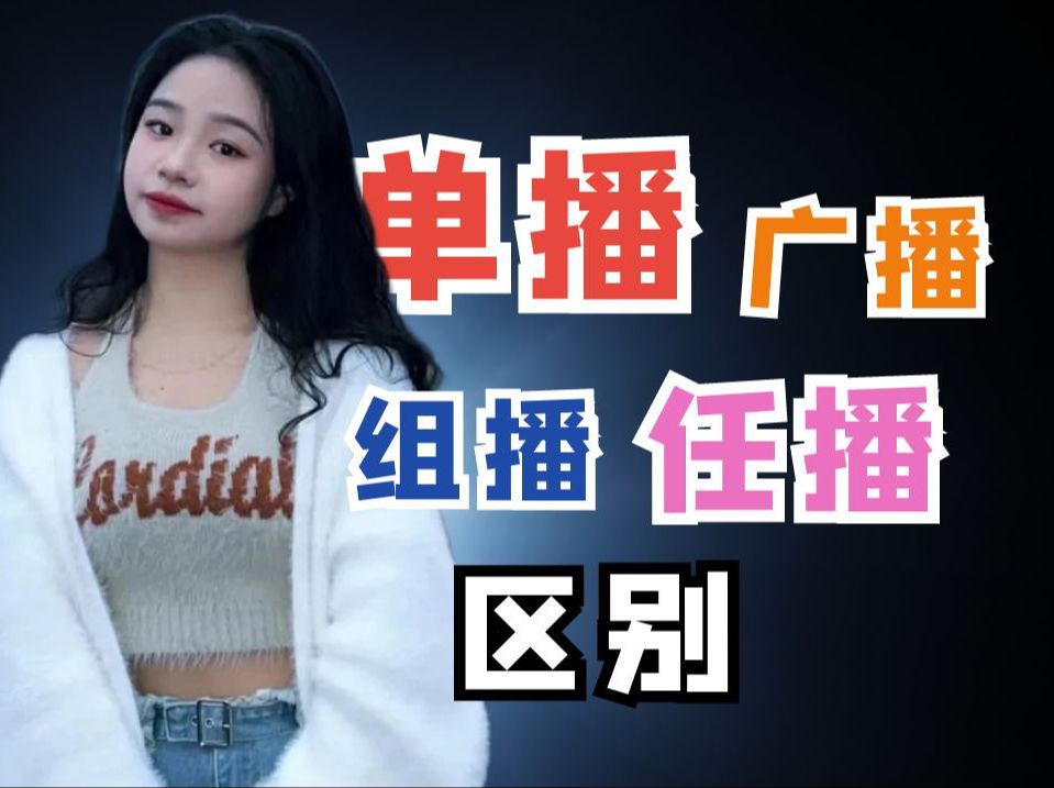 【跟丸子学数通】单播/组播/广播/任播/主播你分得清吗?