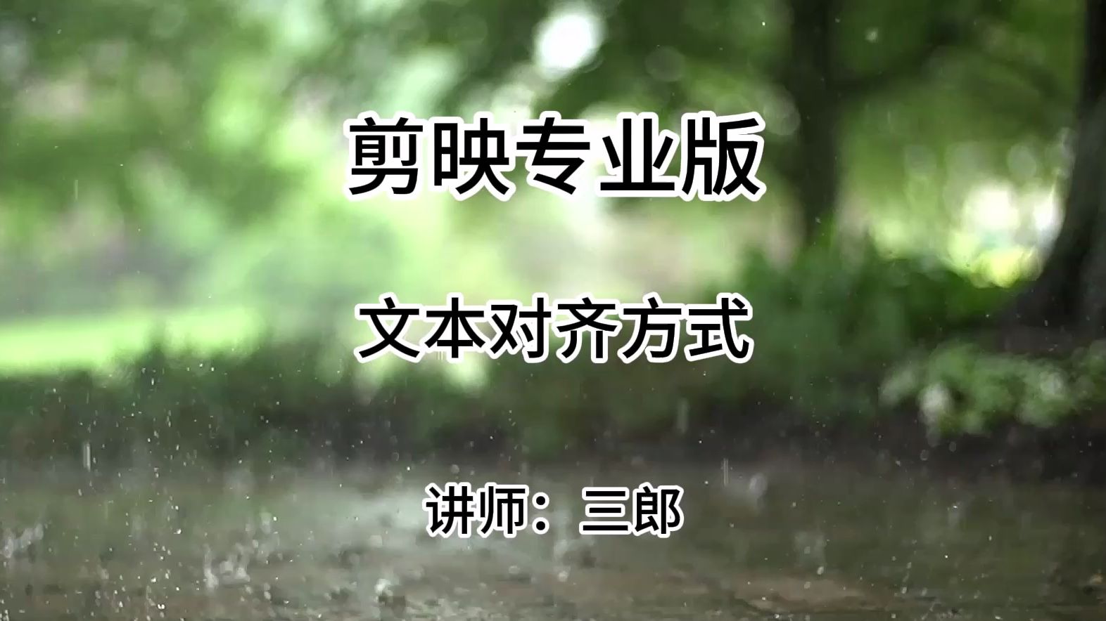 剪映专业版文本字幕快速左对齐右对齐顶对齐底对齐播放器的边缘