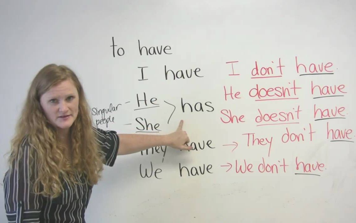 【学英语】【必会】超基础的基本语法 Have, Has, Had的区别与用法@...
