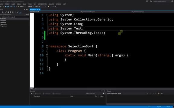 C# für Beginner - 10_ Array Selection Sort