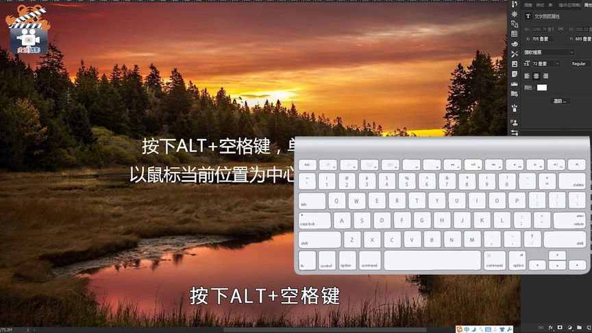 ps放大缩小快捷键该怎么操作,这样更简单