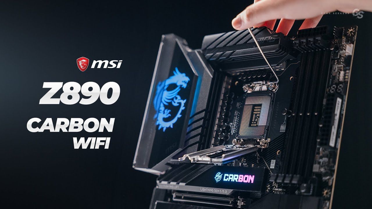 【4K】微星MPG Z890 Carbon WIFI主板开箱介绍 | 作者:Gear Seekers ...