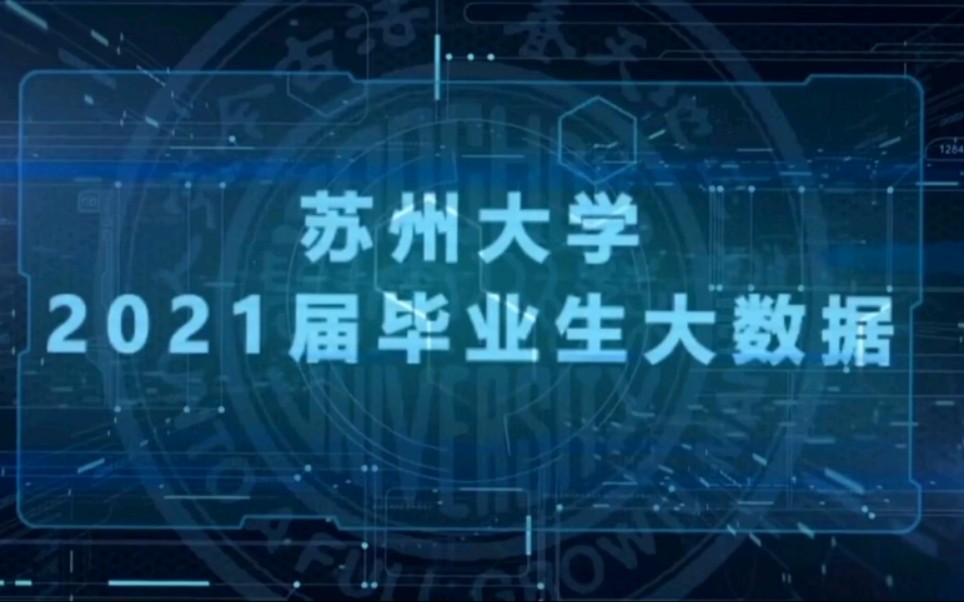 苏州大学2021届毕业生大数据