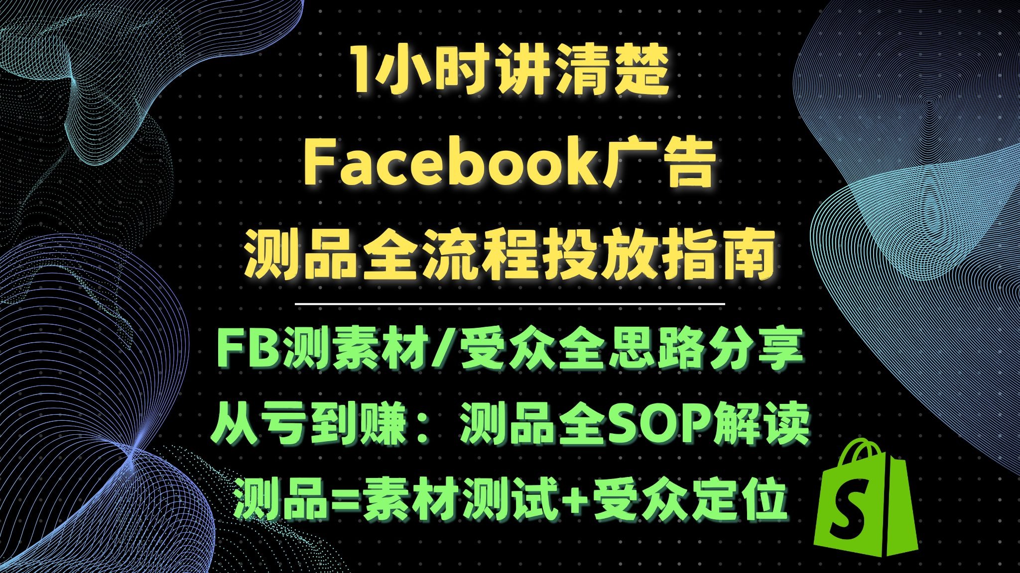 【独立站引流】facebook广告投放指南 测品手把手教程 测品/测素材/测...