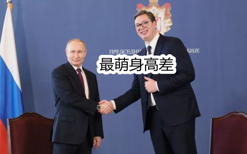 【最萌身高差】俄罗斯总统普京与塞尔维亚总统武契奇