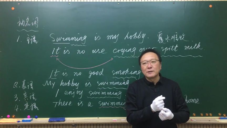 周老师英语:动名词典型用法,痛说动词(二)