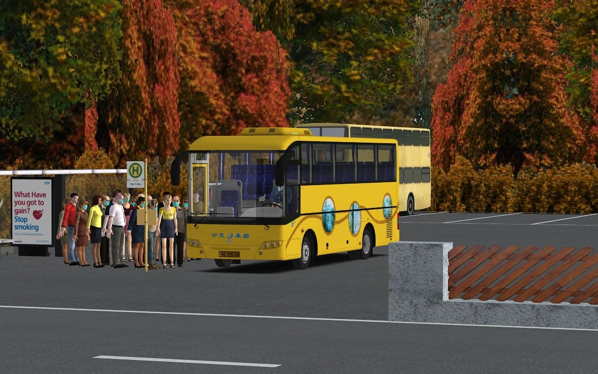 ...ZAZ A10L50 8米级旅游客车套跑金河52路(2路+523路)(模拟厦门52路...