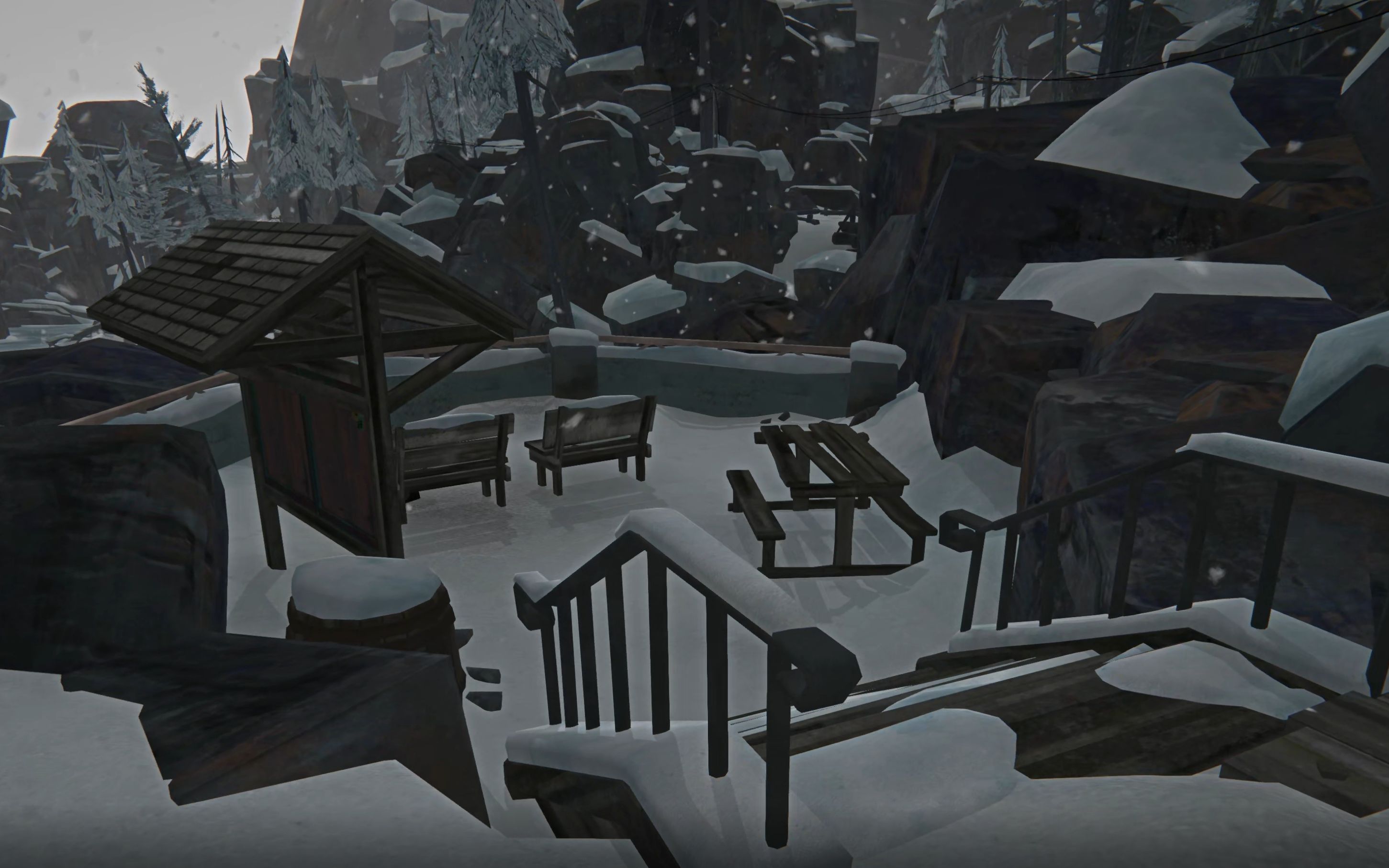 【Zarz蛋蛋】4K60漫漫长夜生存模式探索P83:守山人隘口_漫漫长夜_...