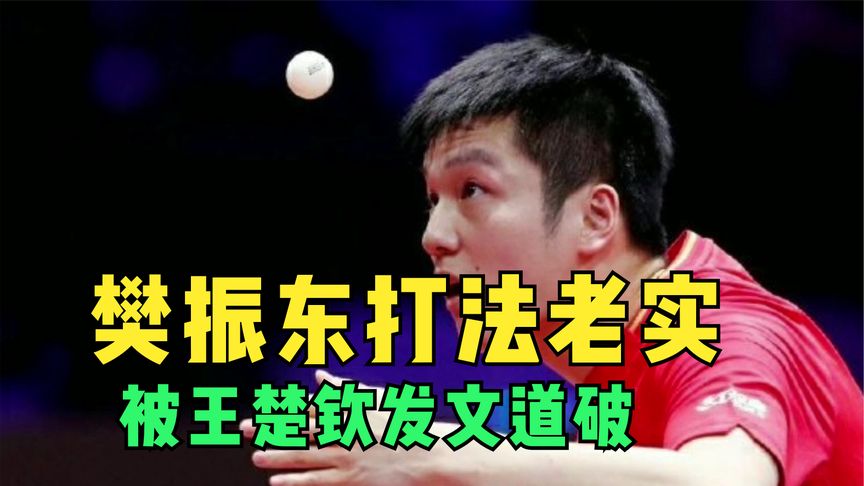 樊振东打法太老实,王楚钦发文道破,樊振东是时候改变打法了