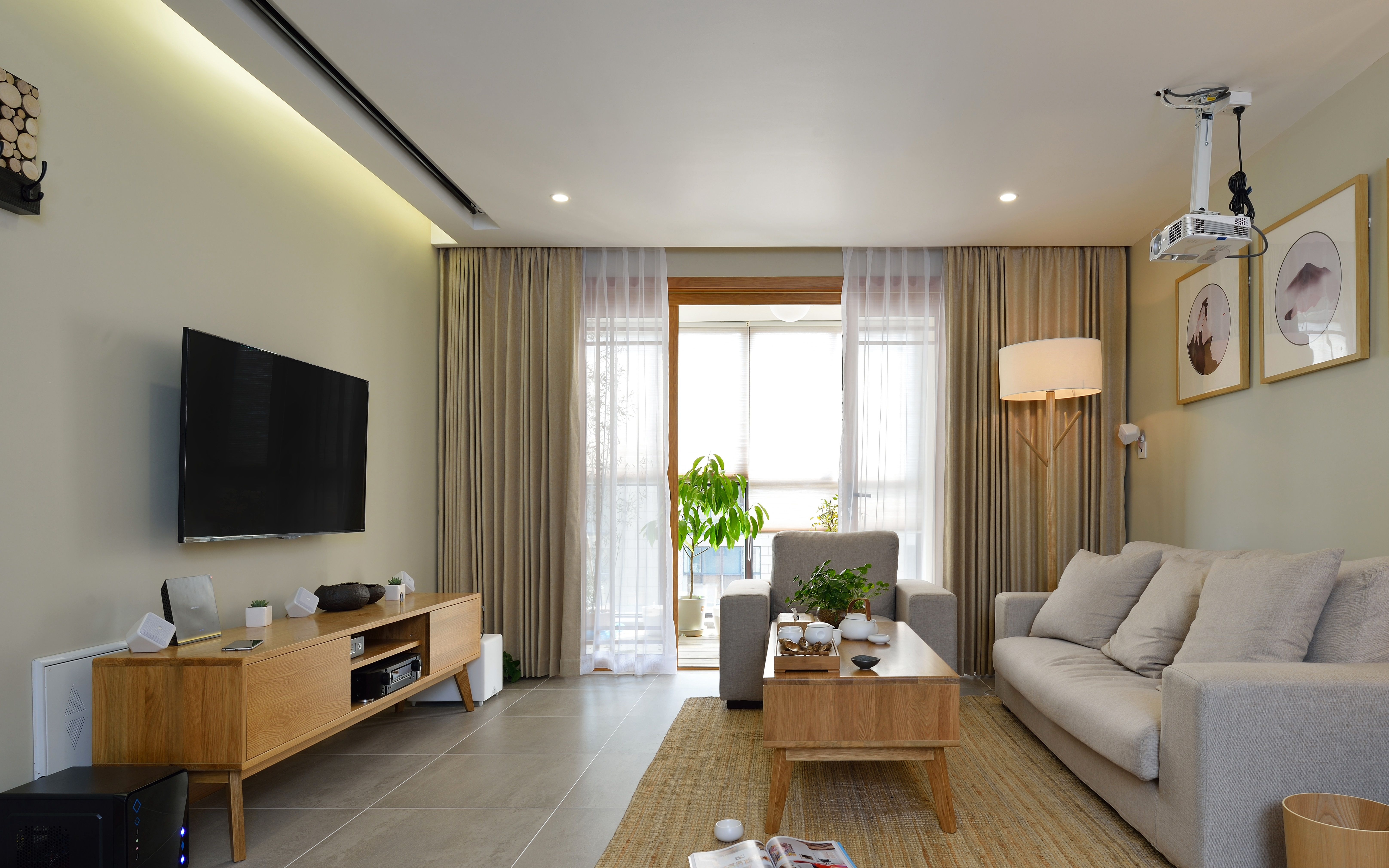 110㎡ 现代风装修 | 原木色的家,喜欢的第一感觉是心动啊!