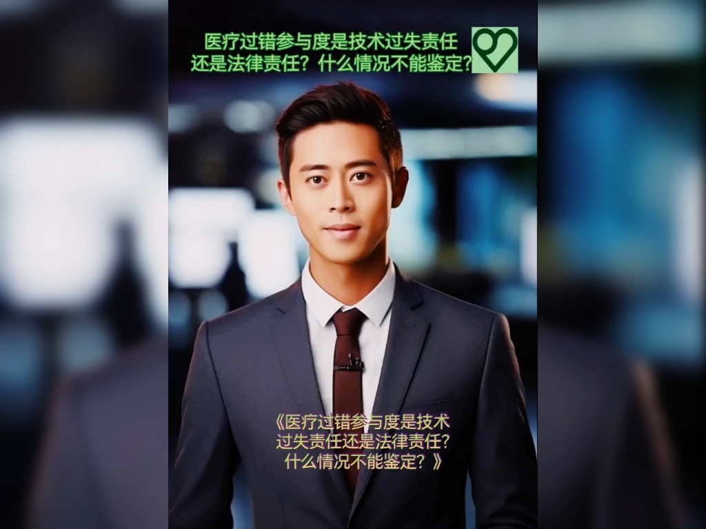 医疗过错参与度是技术过失责任还是法律责任?什么情况不能鉴定?