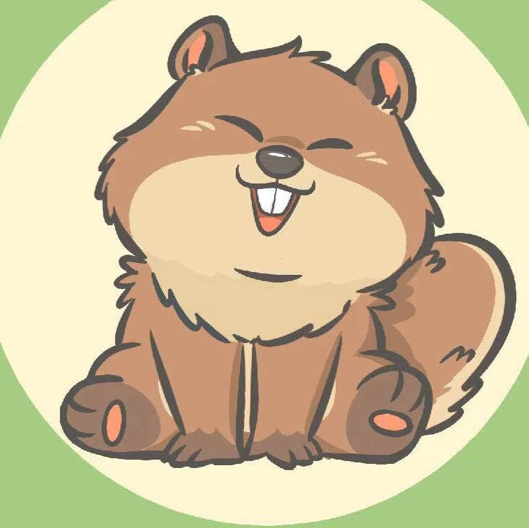 这河狸嘛XD 