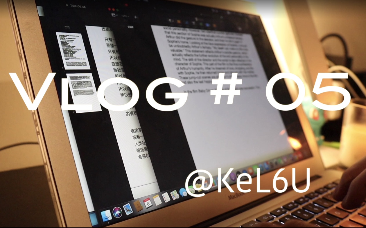 Vlog05: 备战期末|超简单的低脂餐|神仙咖啡泡法|有史以来最“划水”的...