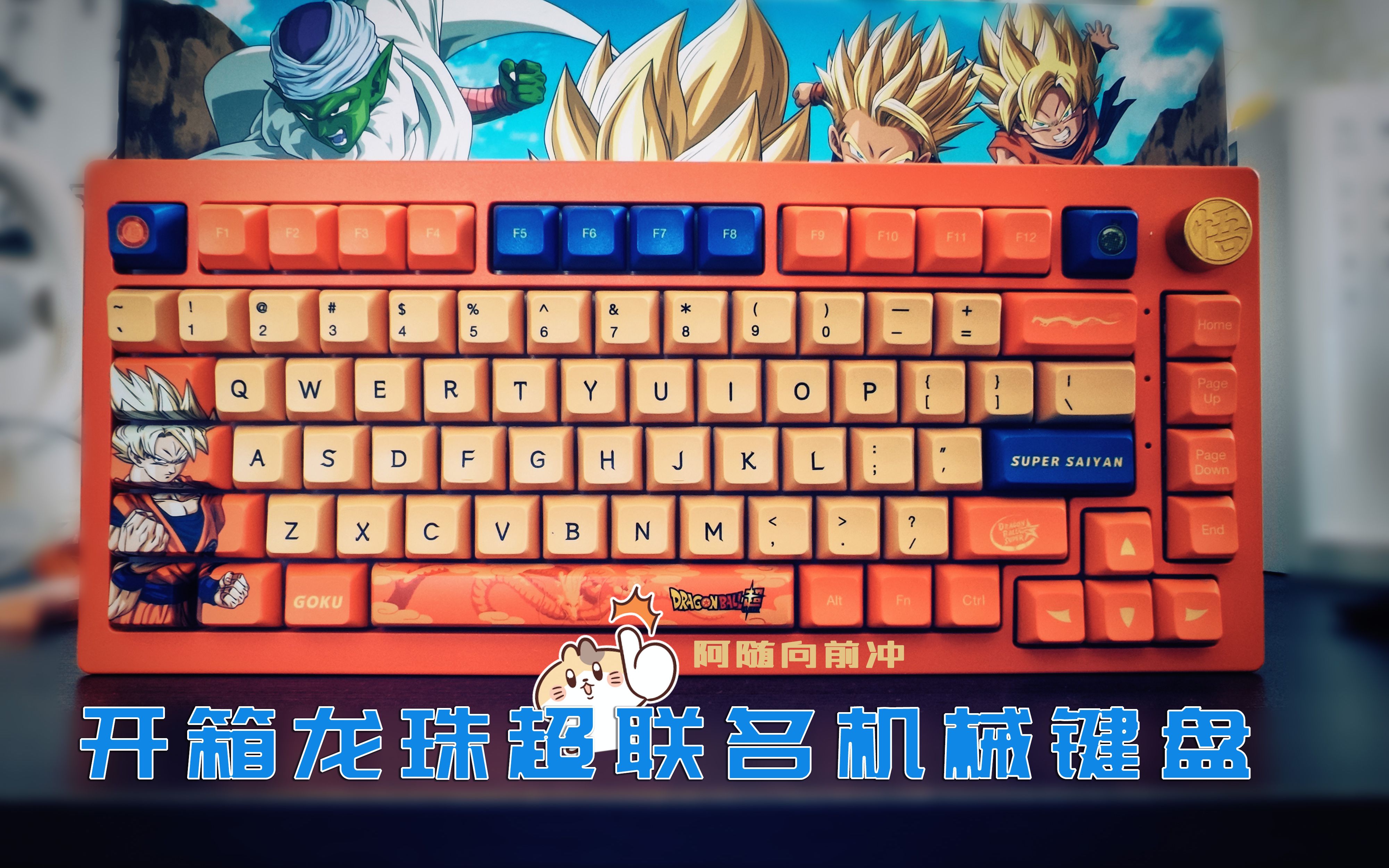 龙珠超联名机械键盘,三模连5设备DIY背光玩法炸裂,真乃梦中情键