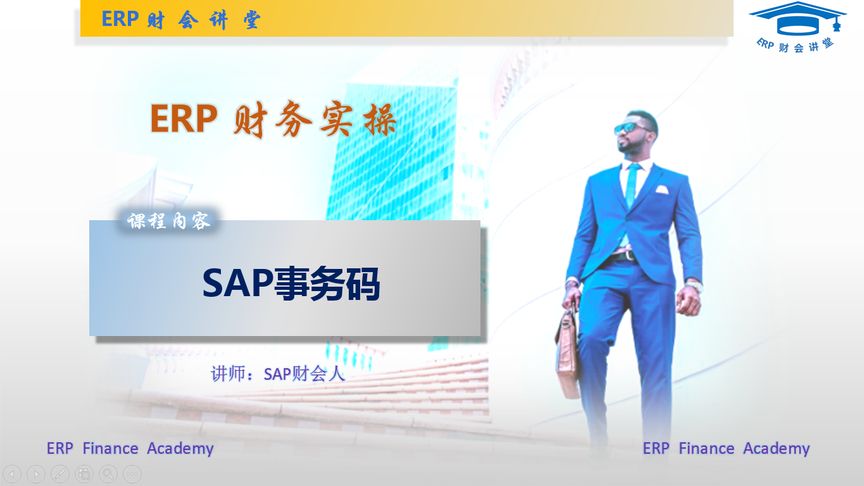 SAP财务实操 之 事务码