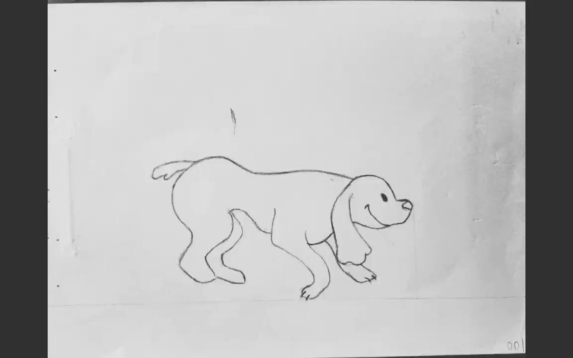 第一次制作6天手翻书动画作业可爱狗狗