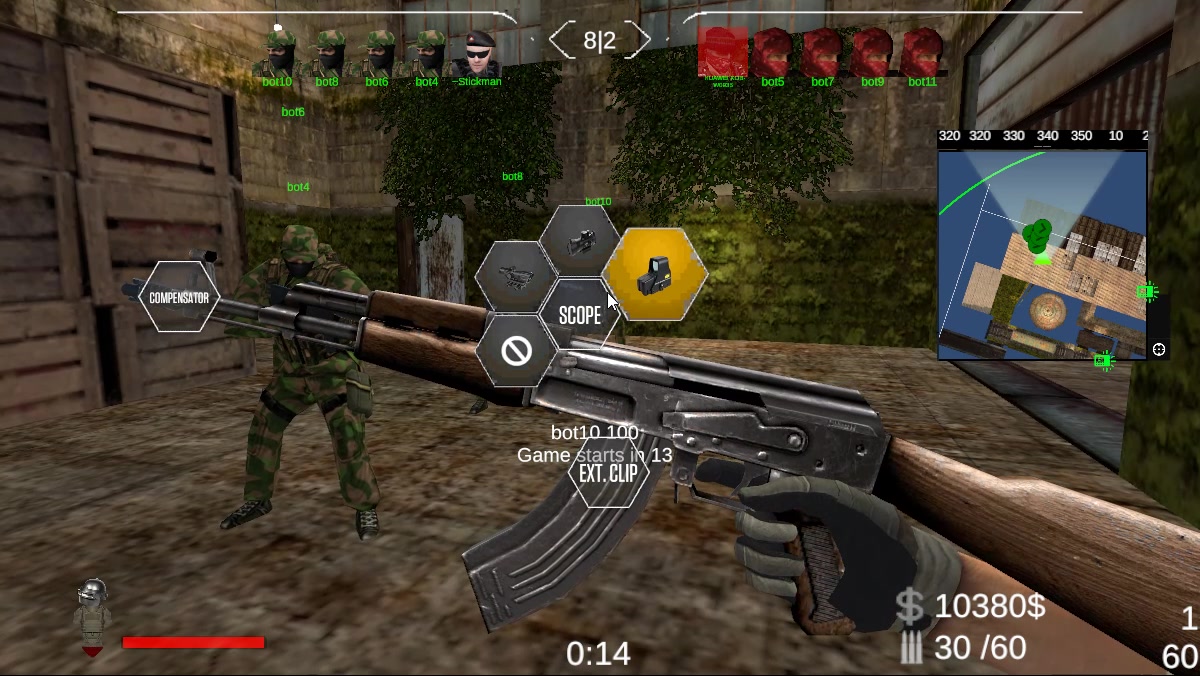 国外网友自制高仿csgo(安卓,windows系统均可运行,附下载链接)