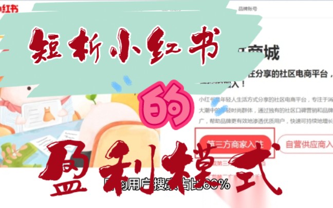 关于小红书的商业模式短析(上)