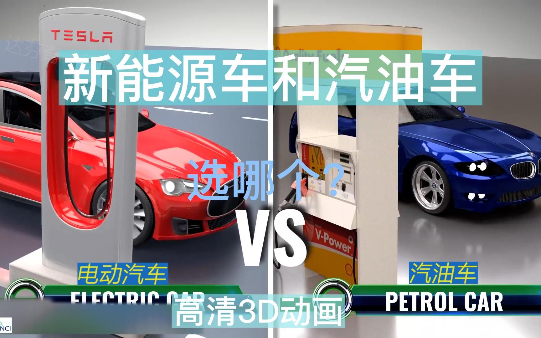 第4集 | 电动汽车和汽油车哪个更好?高清3D动画工作原理