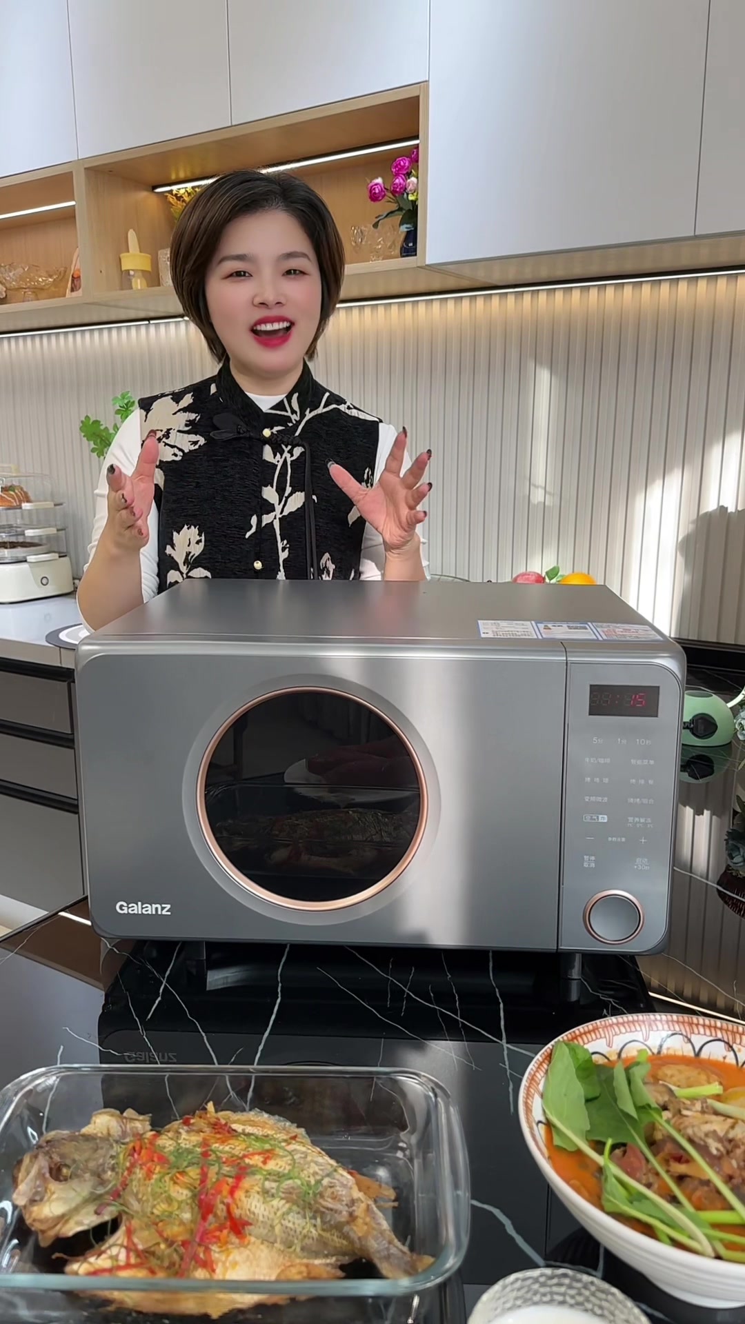 格兰仕不愧是做微波炉的国民老品牌!这台带空气炸功能的微蒸烤炸...