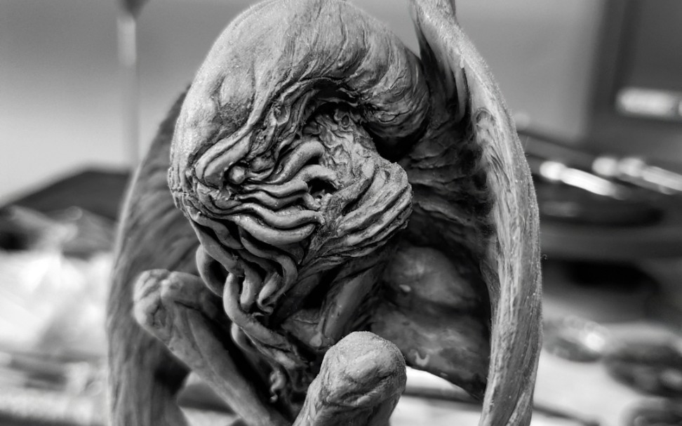 手工克苏鲁手雕美土原型制作