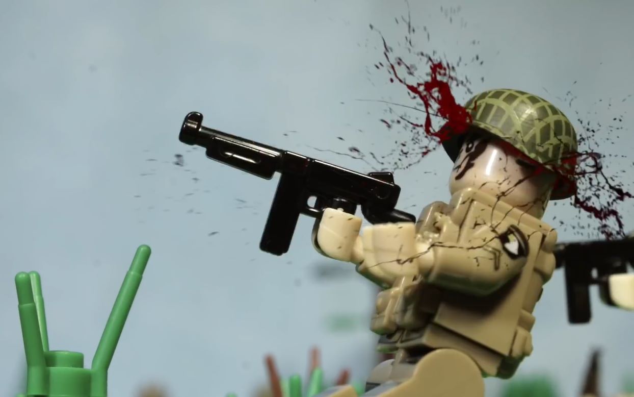 【定格动画】「乐高二战」用乐高示范美剧《兄弟连》中“温连长”...