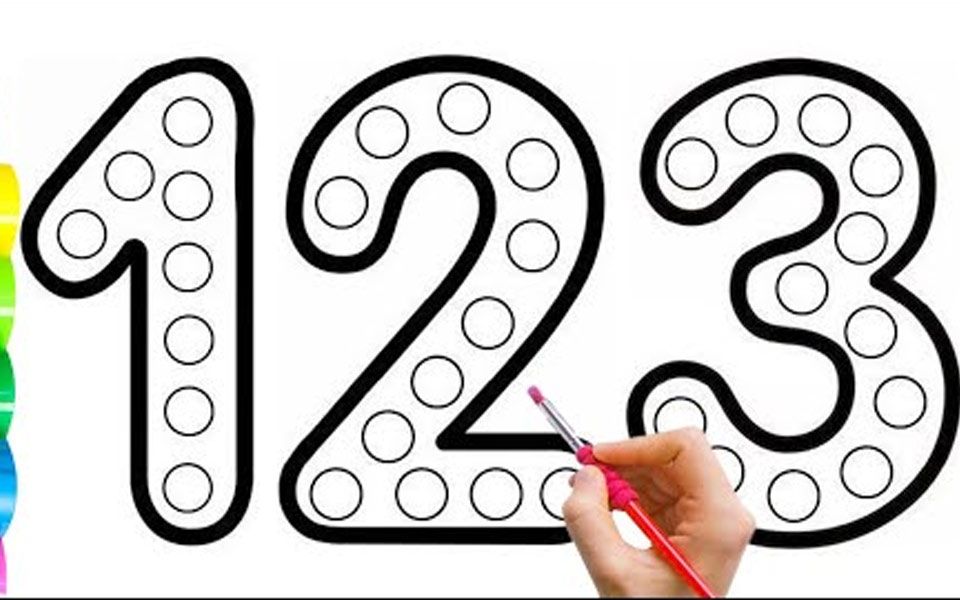 儿童画简笔画-为儿童绘制基本数字123