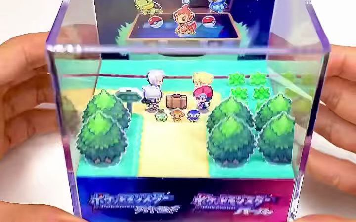 【宝可梦手工】口袋妖怪珍珠钻石游戏场景纸模展示篇