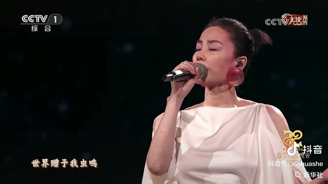 你被歌声暖到了吗?#春晚 #王菲