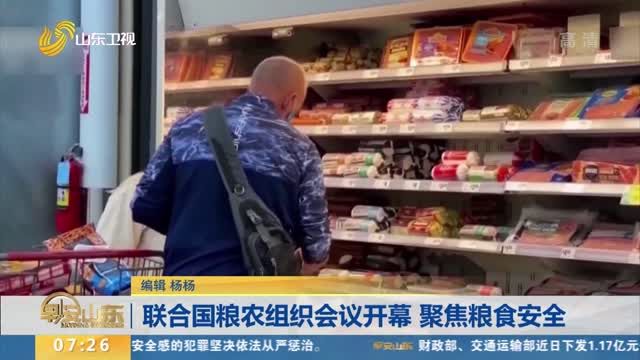 联合国粮农组织会议开幕,俄乌冲突、全球粮食安全是主要议题之一