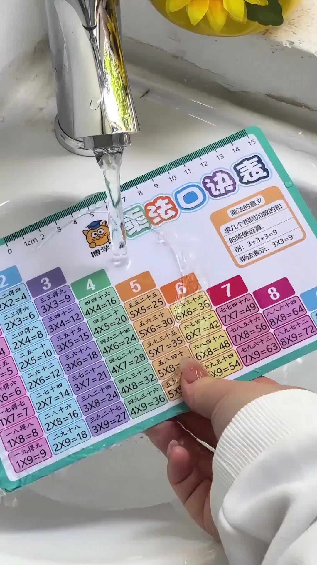 #九九乘法口诀表 是二年级孩子学习的重难点,提前让孩子预习巩固,...