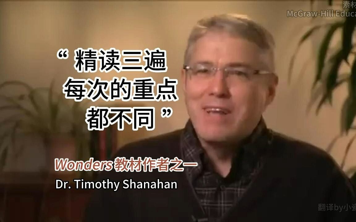 Wonders教材作者说,精读文本三遍应该这样做.