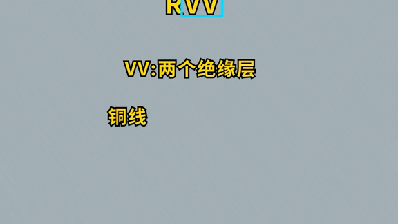 秒懂电线规格字母含义