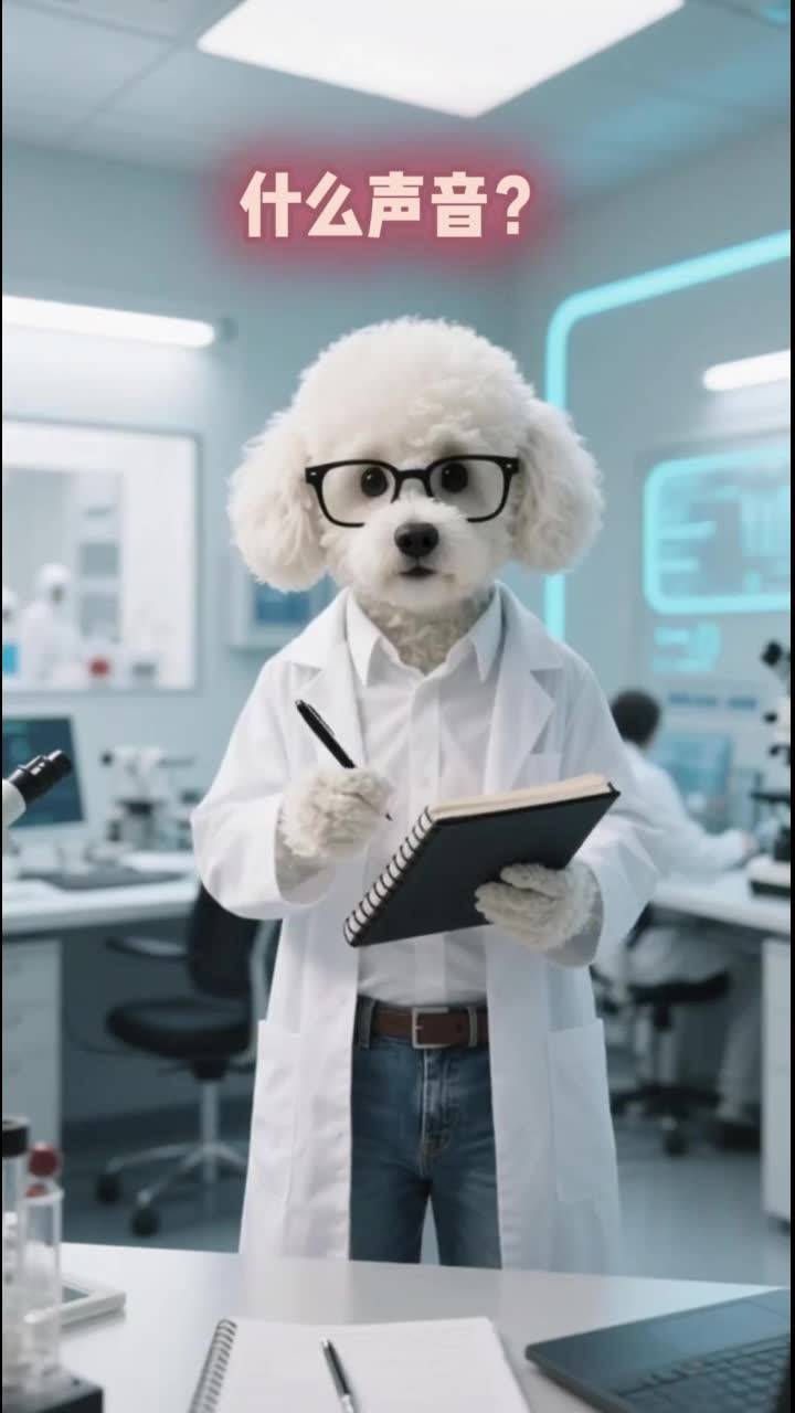 动漫:小斗来到实验室,他不小心把研制成功的试剂弄破了